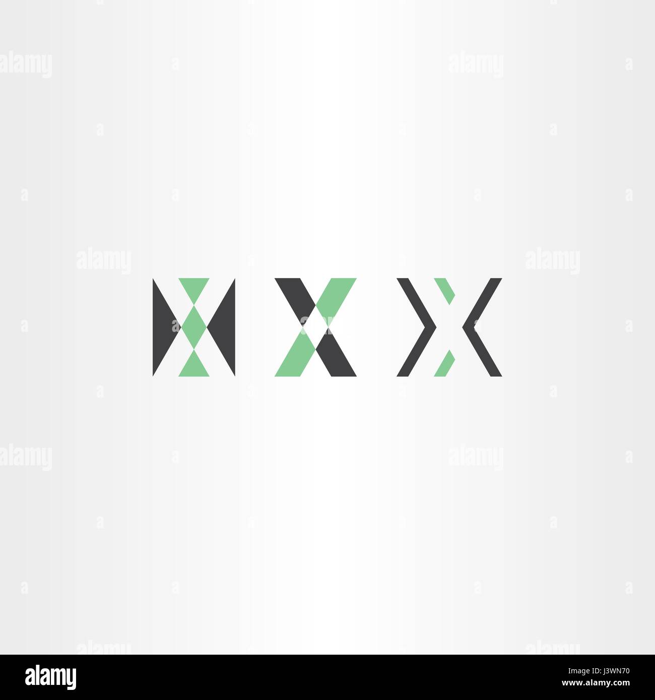 letter x logotype set vector x font Stock Vector Image & Art - Alamy