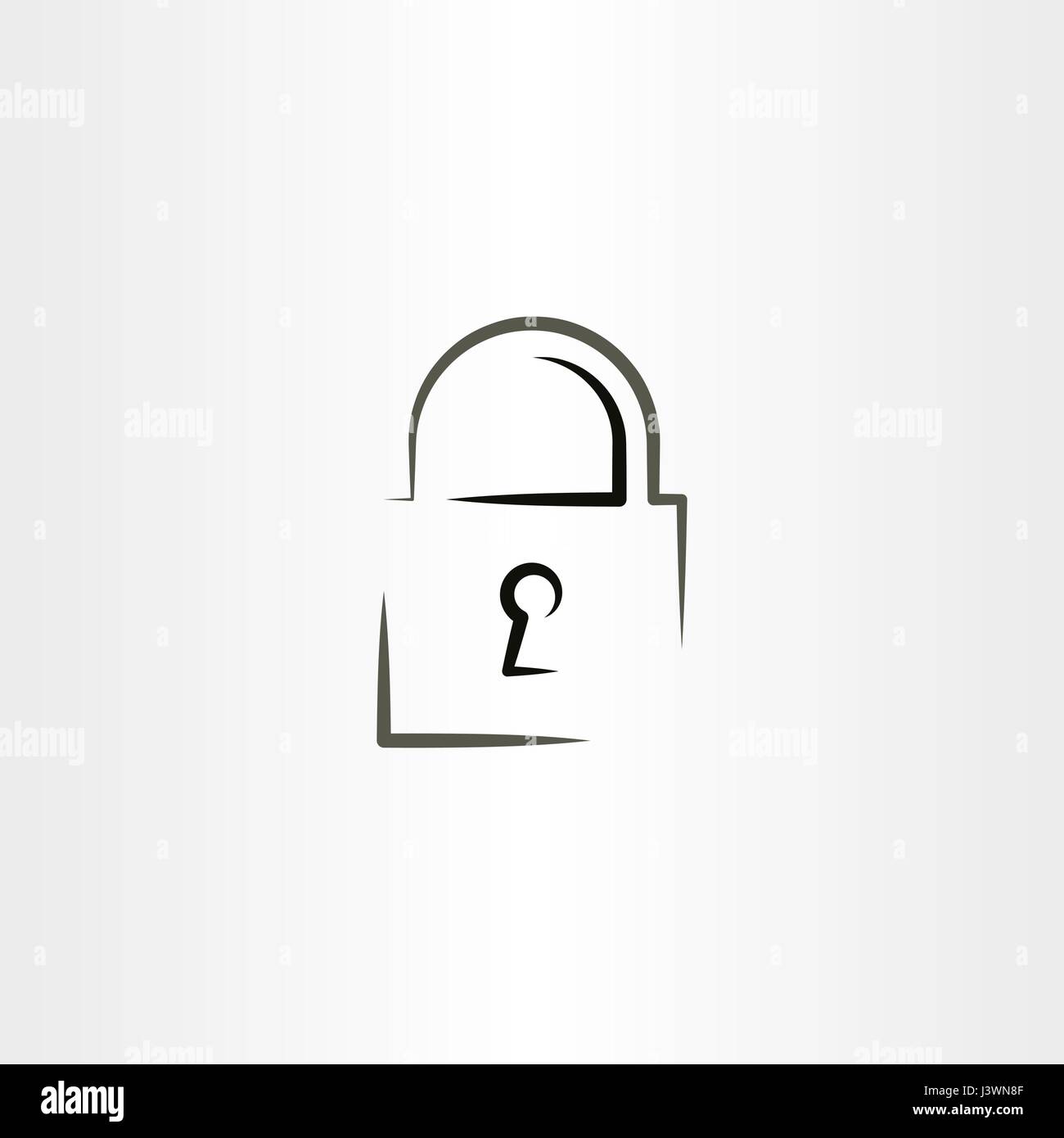 lock icon logo design vector symbol Stock Vector Image & Art - Alamy