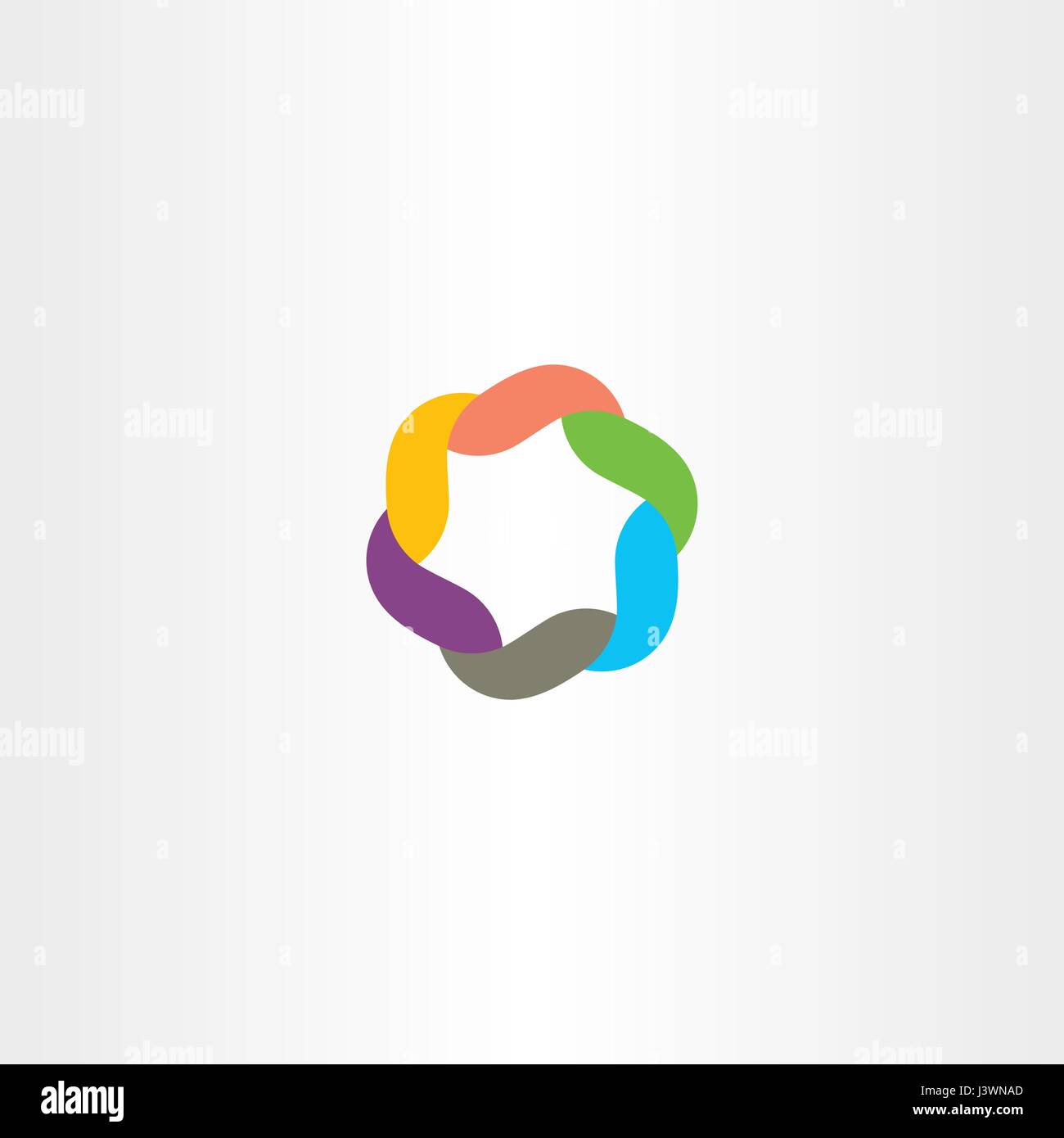 logo symbol colorful icon Stock Vector Image & Art - Alamy