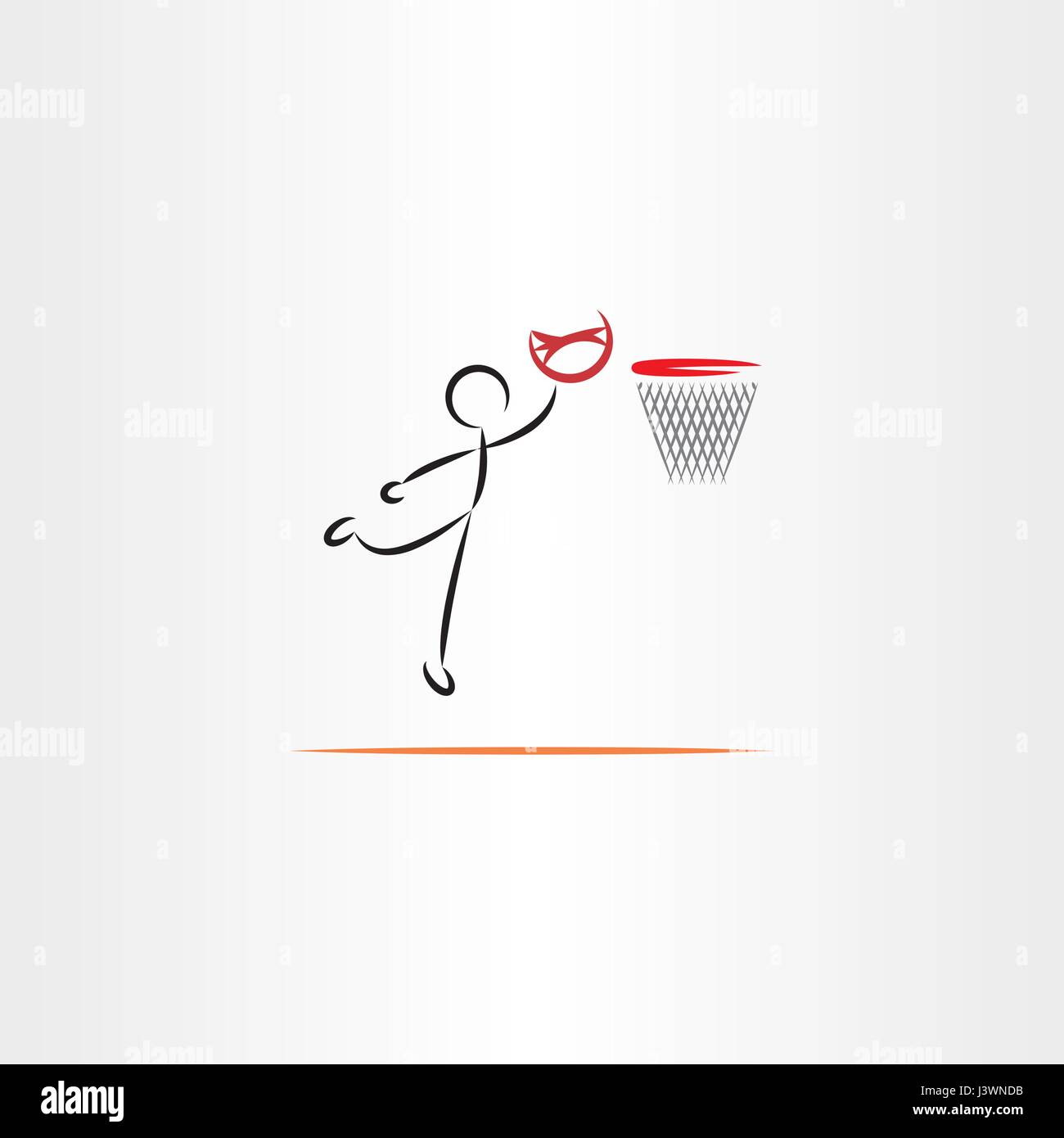 man playing basketball vector icon Stock Vector Image & Art - Alamy