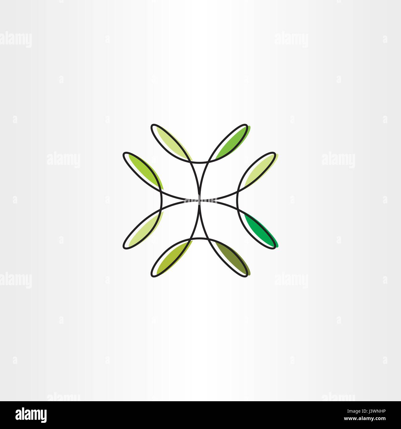 natural green leaves illustration design Stock Vector Image & Art - Alamy