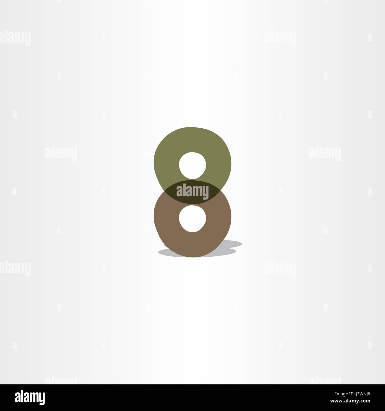 number 8 logo icon 8 vector eight Stock Vector Image & Art - Alamy