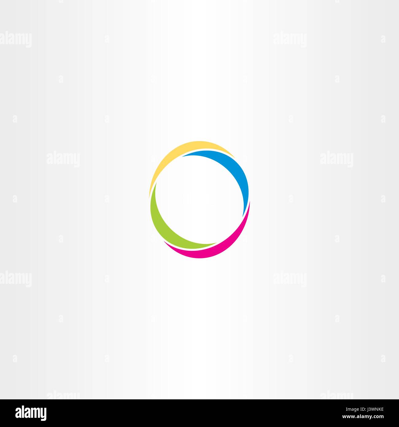 o letter logo logotype o colorful symbol vector icon Stock Vector Image ...