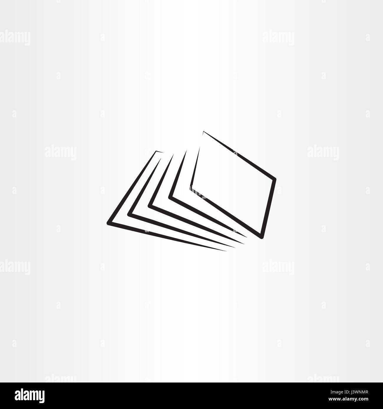 paper sheets vector icon Stock Vector Image & Art - Alamy