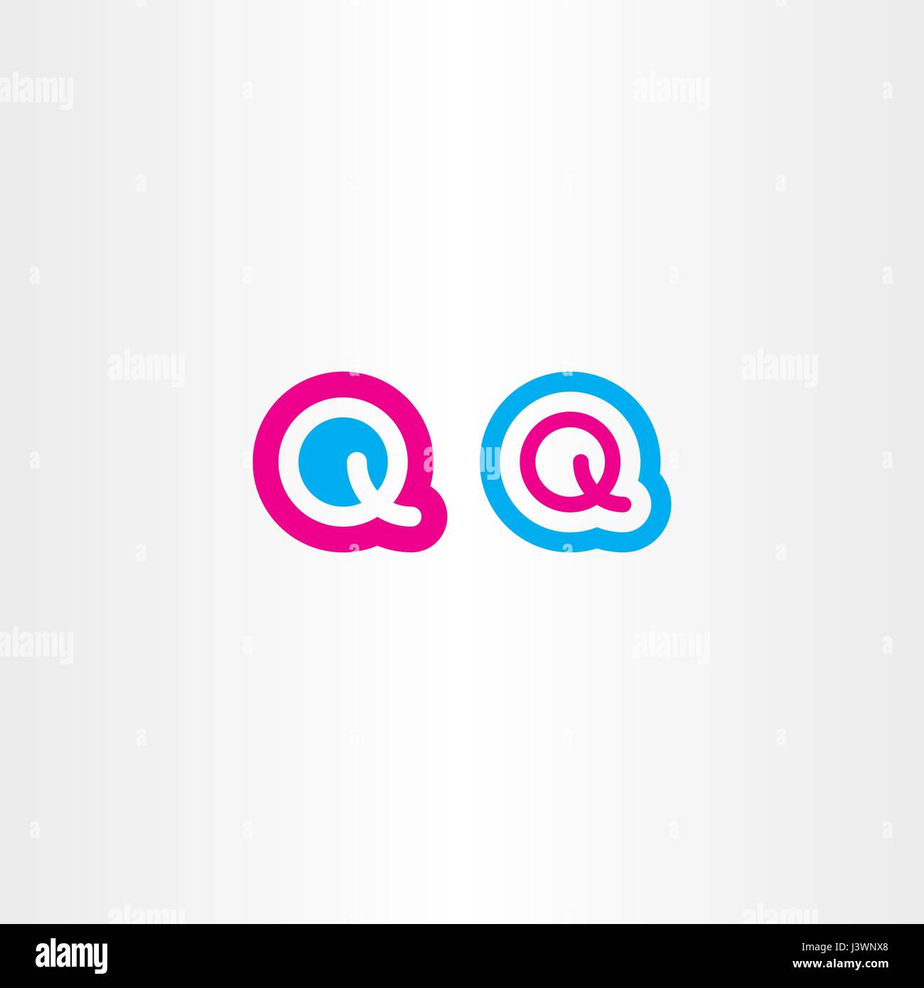 q logo logotype icon vector letter q brand Stock Vector Image & Art - Alamy