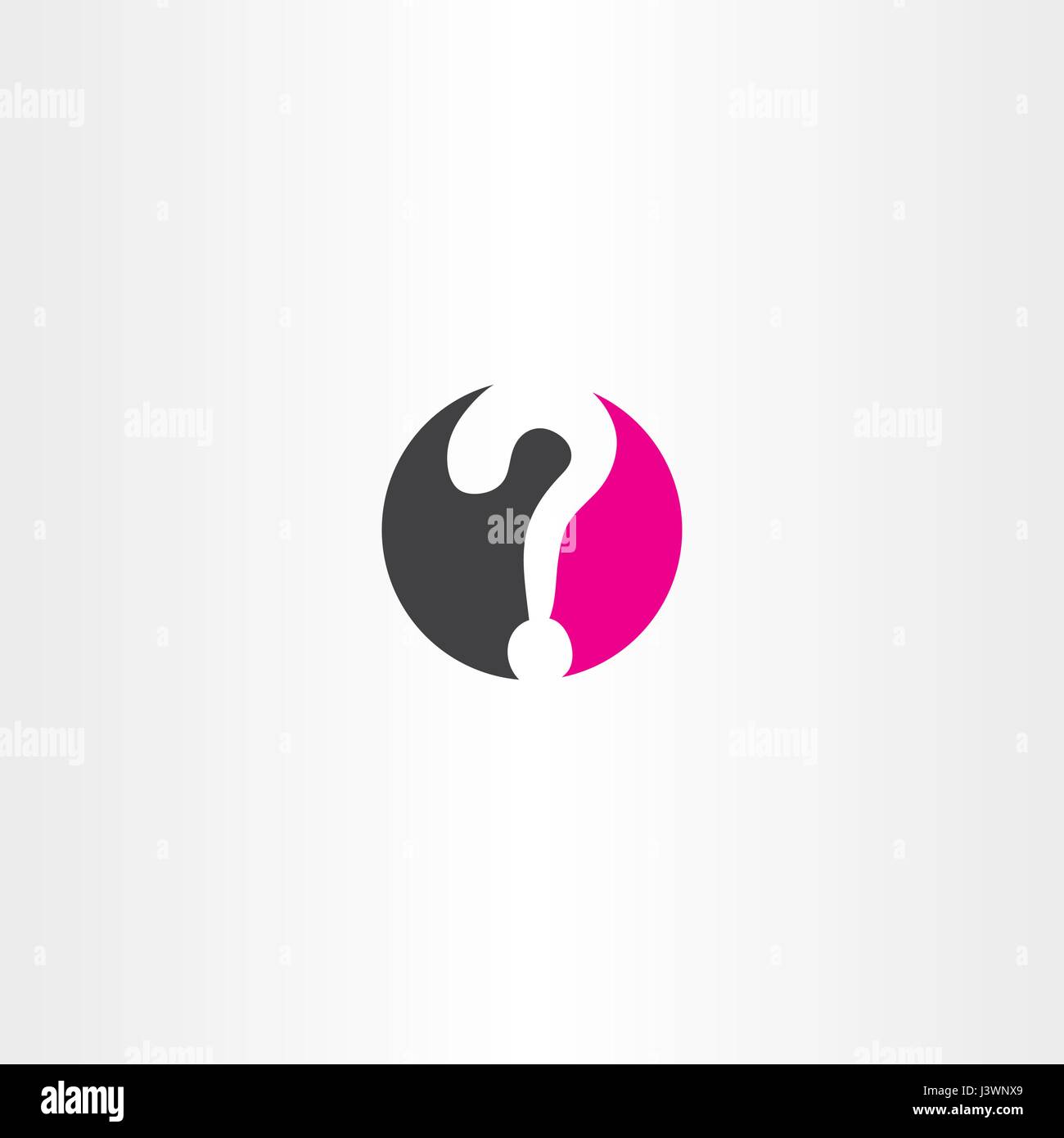 question mark circle logo icon Stock Vector Image & Art - Alamy