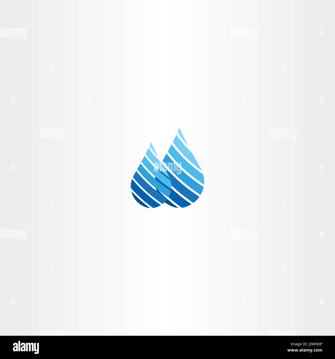 rain water drop vector illustration logo design Stock Vector Image ...