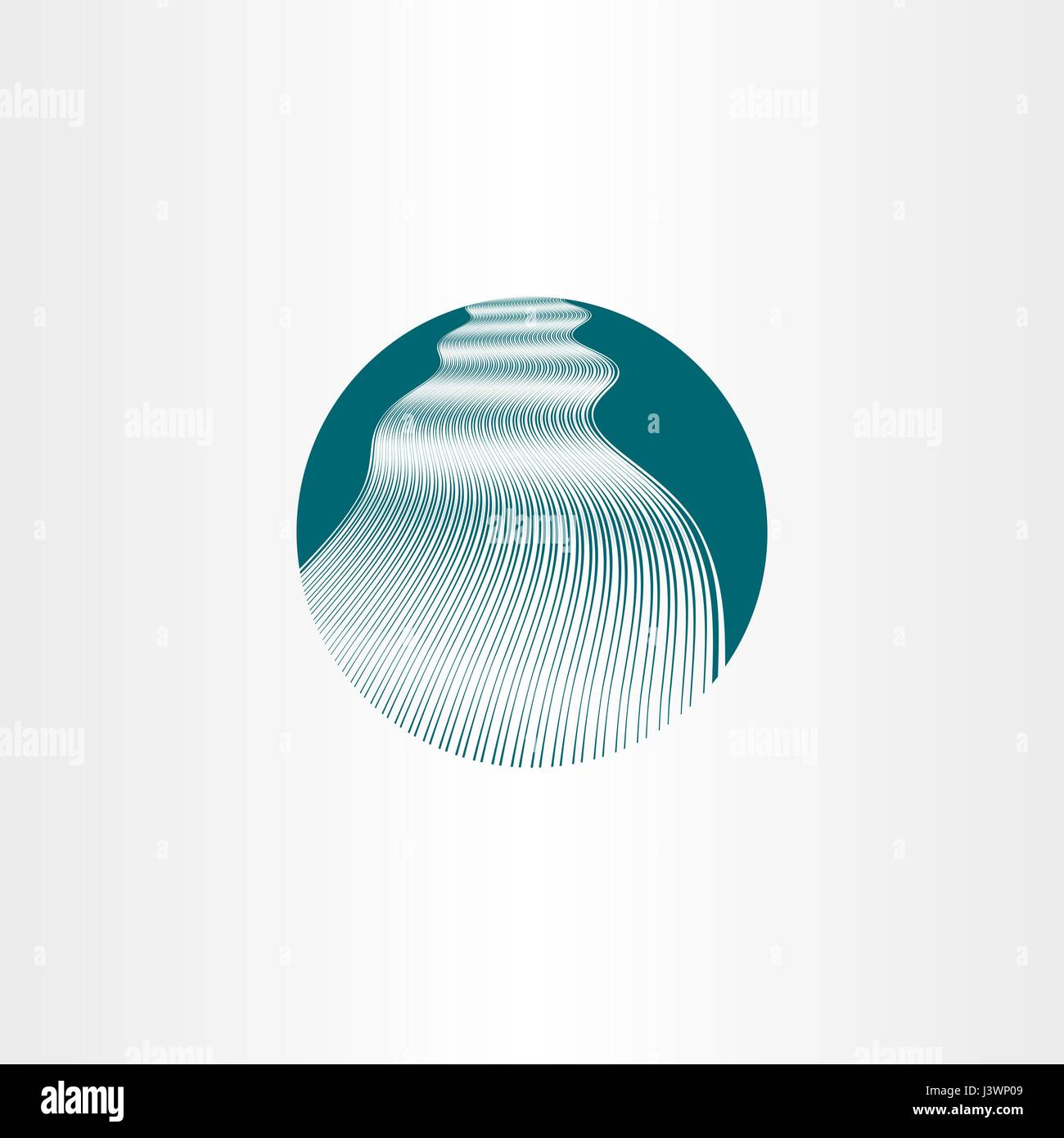 river vector illustration circle Stock Vector Image & Art - Alamy