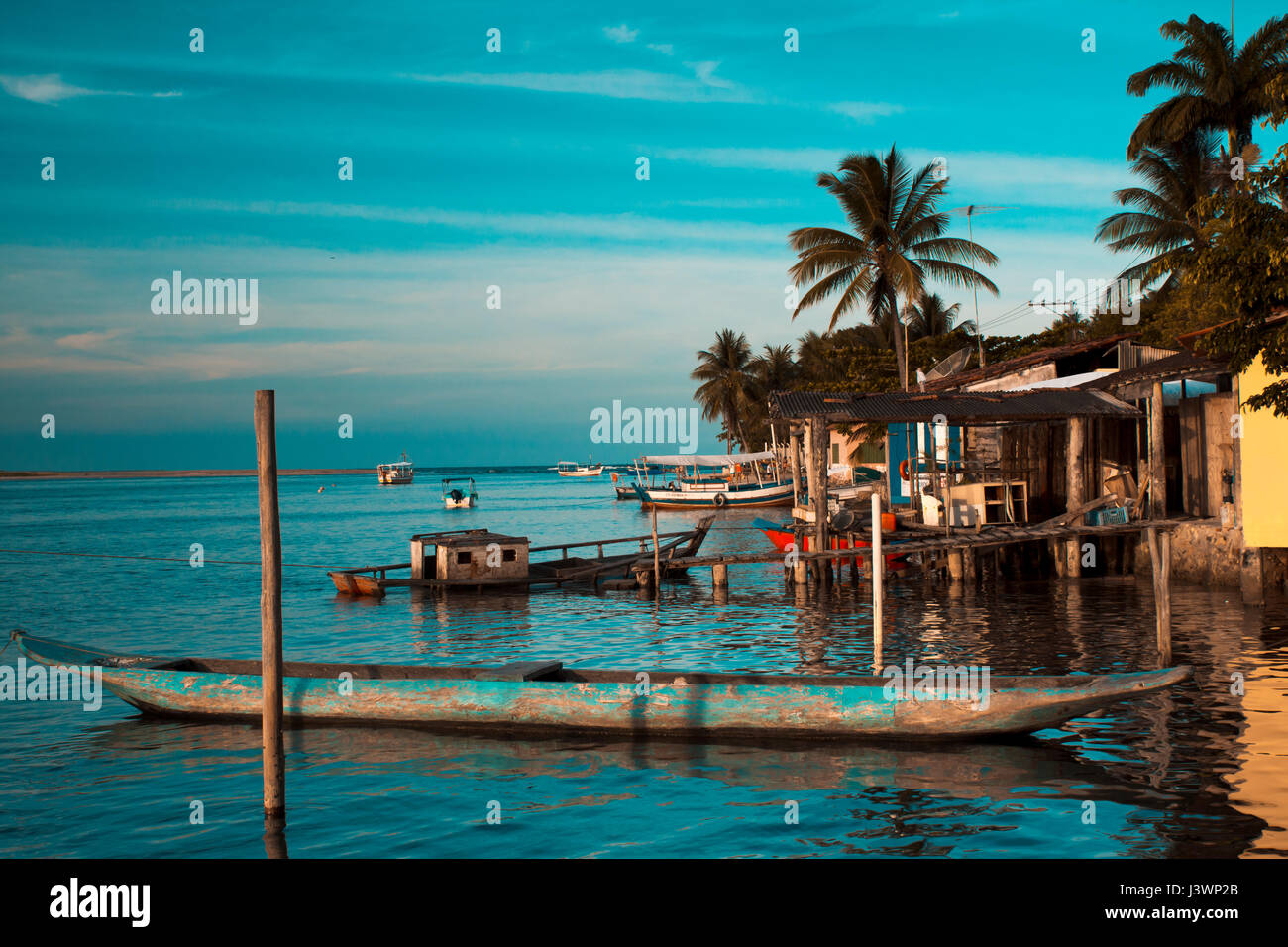 pittoresque village of Velha Boipeba, Bahia, Brazil Stock Photo - Alamy