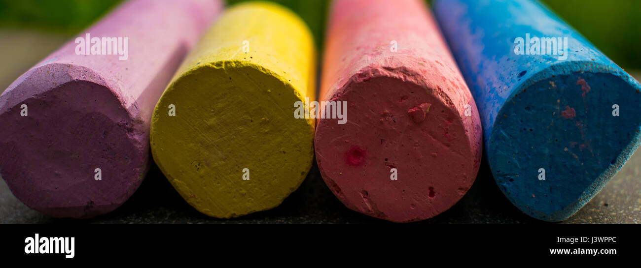 Chalk close up Stock Photo - Alamy