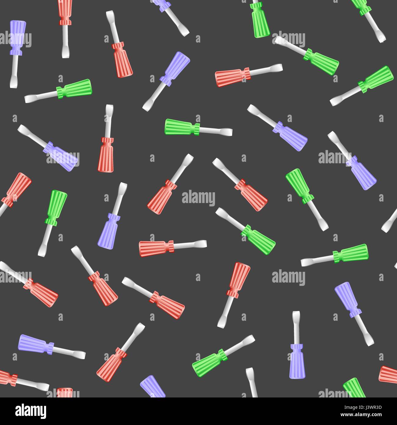 Colored Screwdriver Seamless Pattern Stock Vector Image & Art - Alamy
