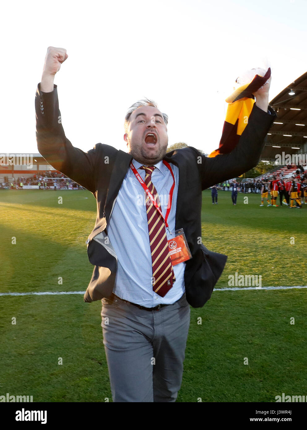 Bradford co owner edin rahic celebrates hi-res stock photography and ...