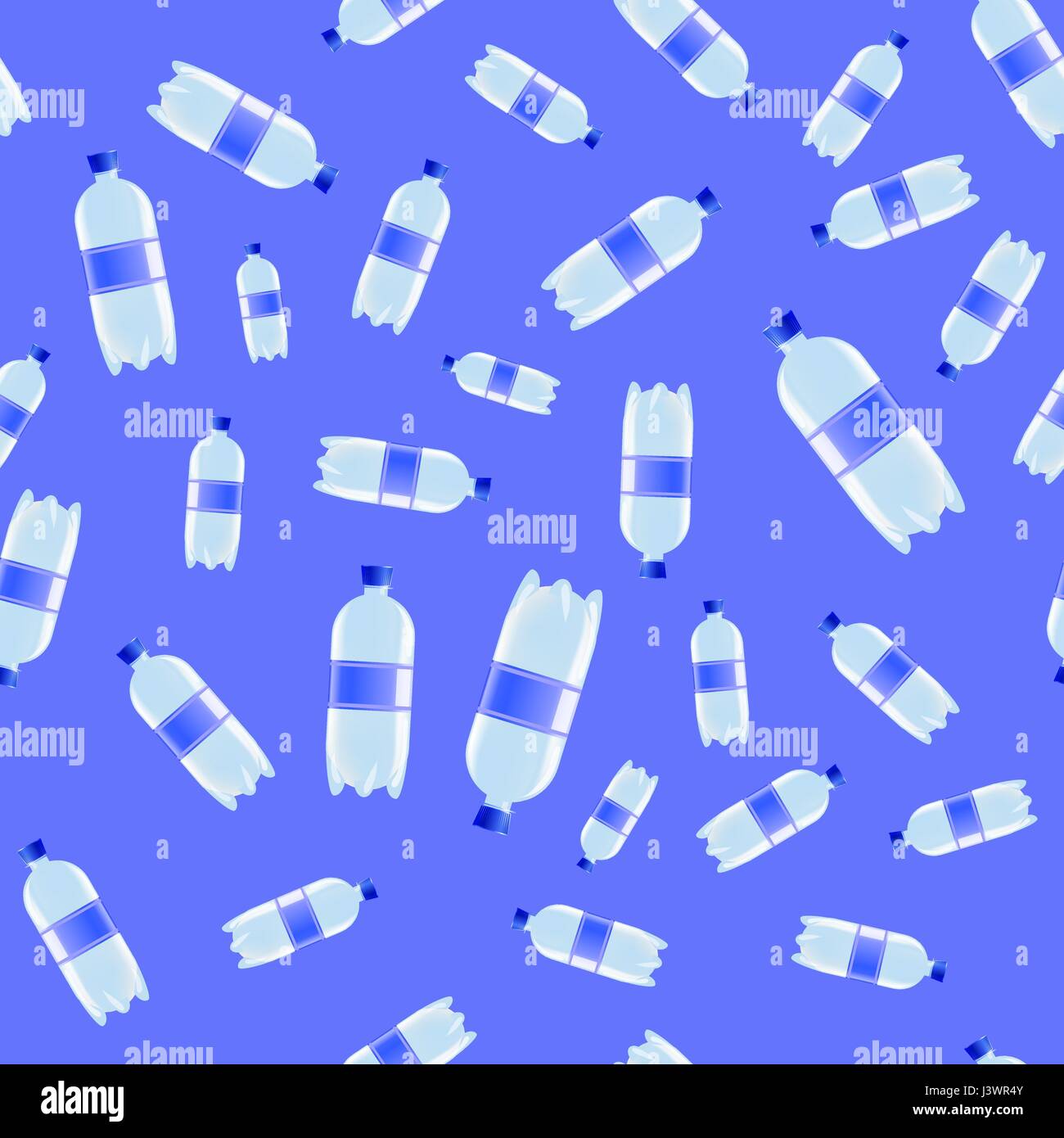 Clear Plastic Bottles Stock Vector Images Alamy