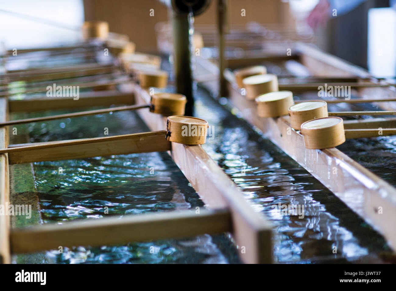 Chozuya ritual basin of a Shinto shrine Stock Photo - Alamy