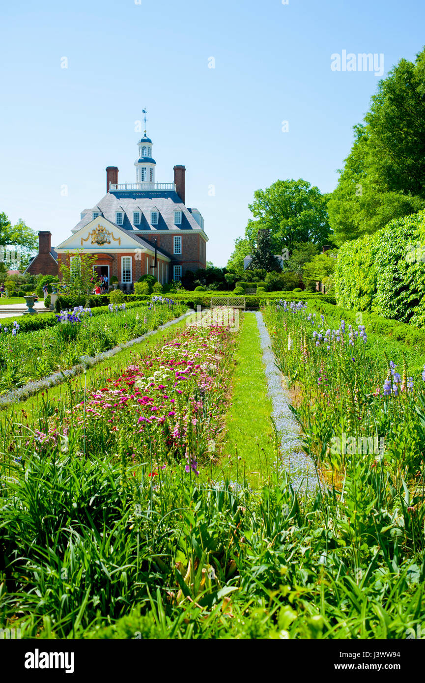 Williamsburg virginia gardens hi-res stock photography and images - Alamy