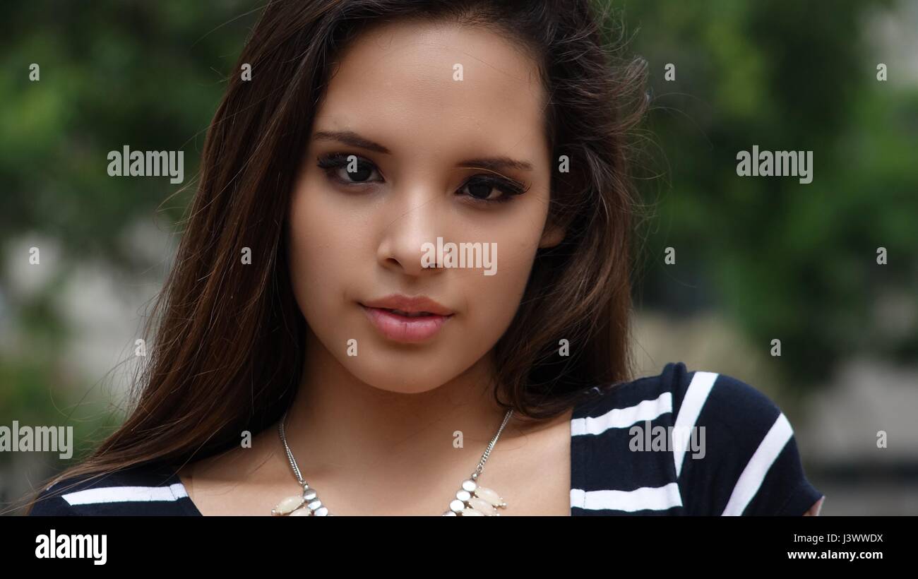 Pretty Teen Girl Stock Photo - Alamy