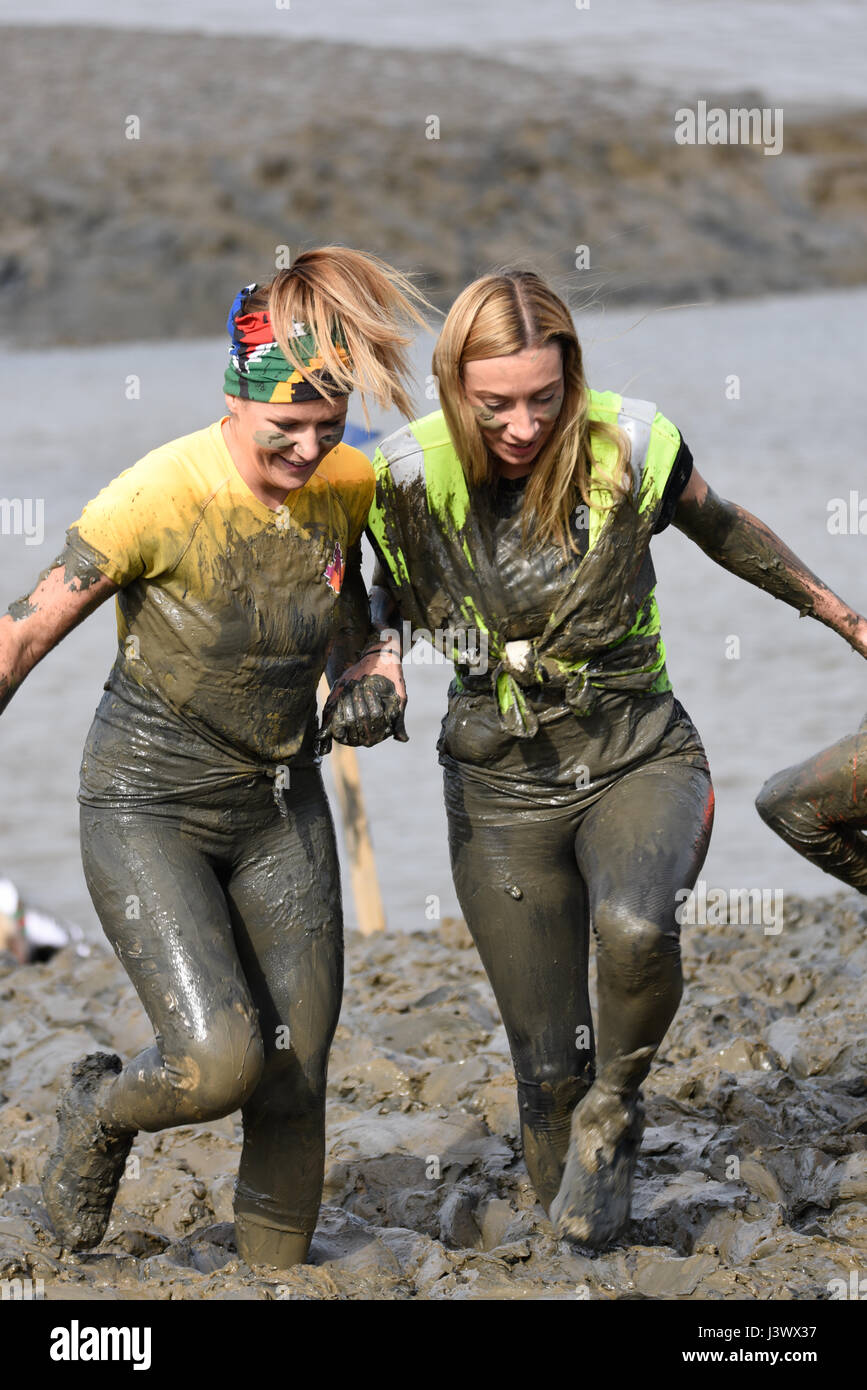 Maldon Mud Race 2017. Space for copy Stock Photo, Royalty Free Image ...