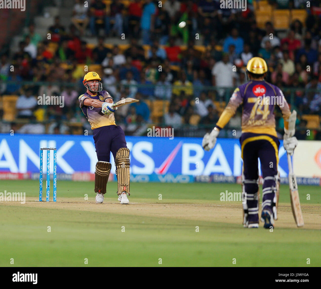 Chris gayle six ipl hi-res stock photography and images - Alamy