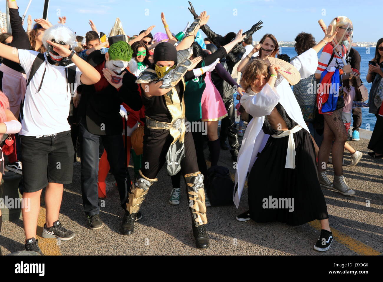 Thessaloniki, Greece, 7 May 2017. Participants take part at the 3rd ...