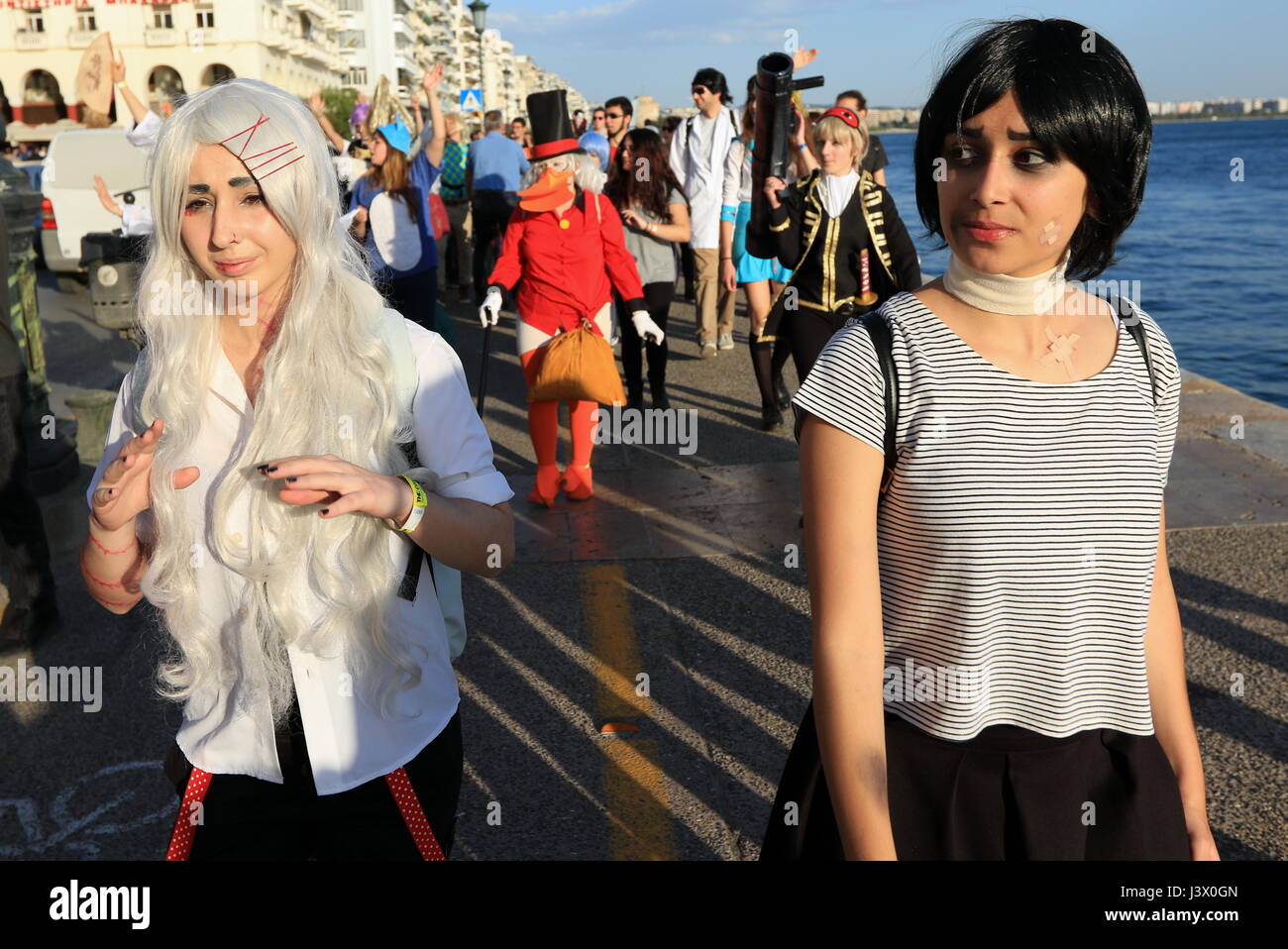 Thessaloniki, Greece, 7 May 2017. Participants take part at the 3rd ...
