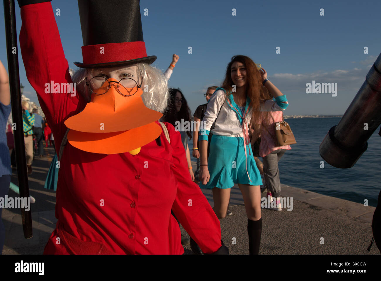 Thessaloniki, Greece, 7 May 2017. Participants take part at the 3rd ...