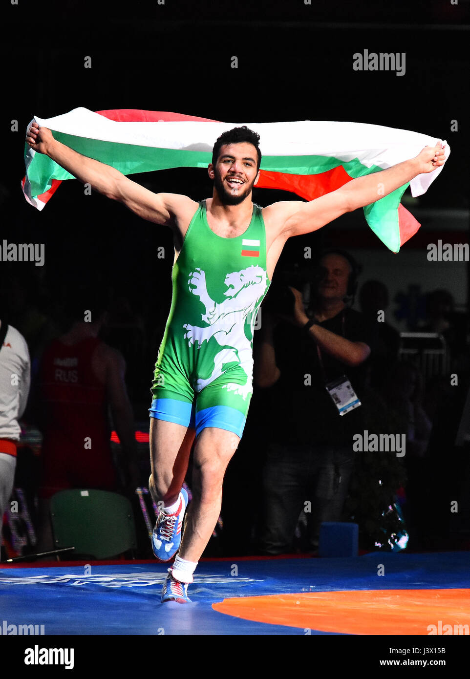 Novi Sad, Serbia. 07th May, 2017. Bulgarian wrestler Tarek Abdelslam ...