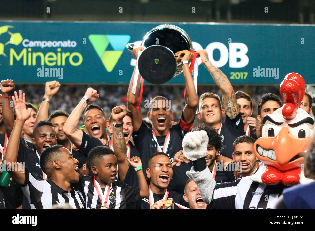 Belo Horizonte, Brazil. 07th May, 2017. MG x Cruzeiro, Final State ...