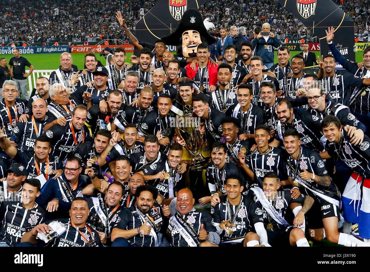Sao Paulo, Brazil. 07th May, 2017. CORINTHIANS X PONTE PRETA - Team ...