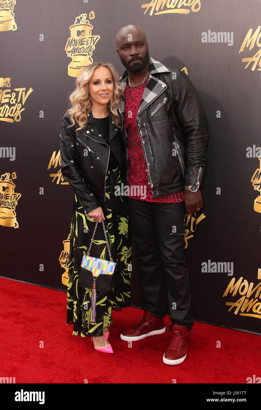 Los Angeles, Ca, USA. 7th May, 2017. Iva Colte and Mike Colter at the ...