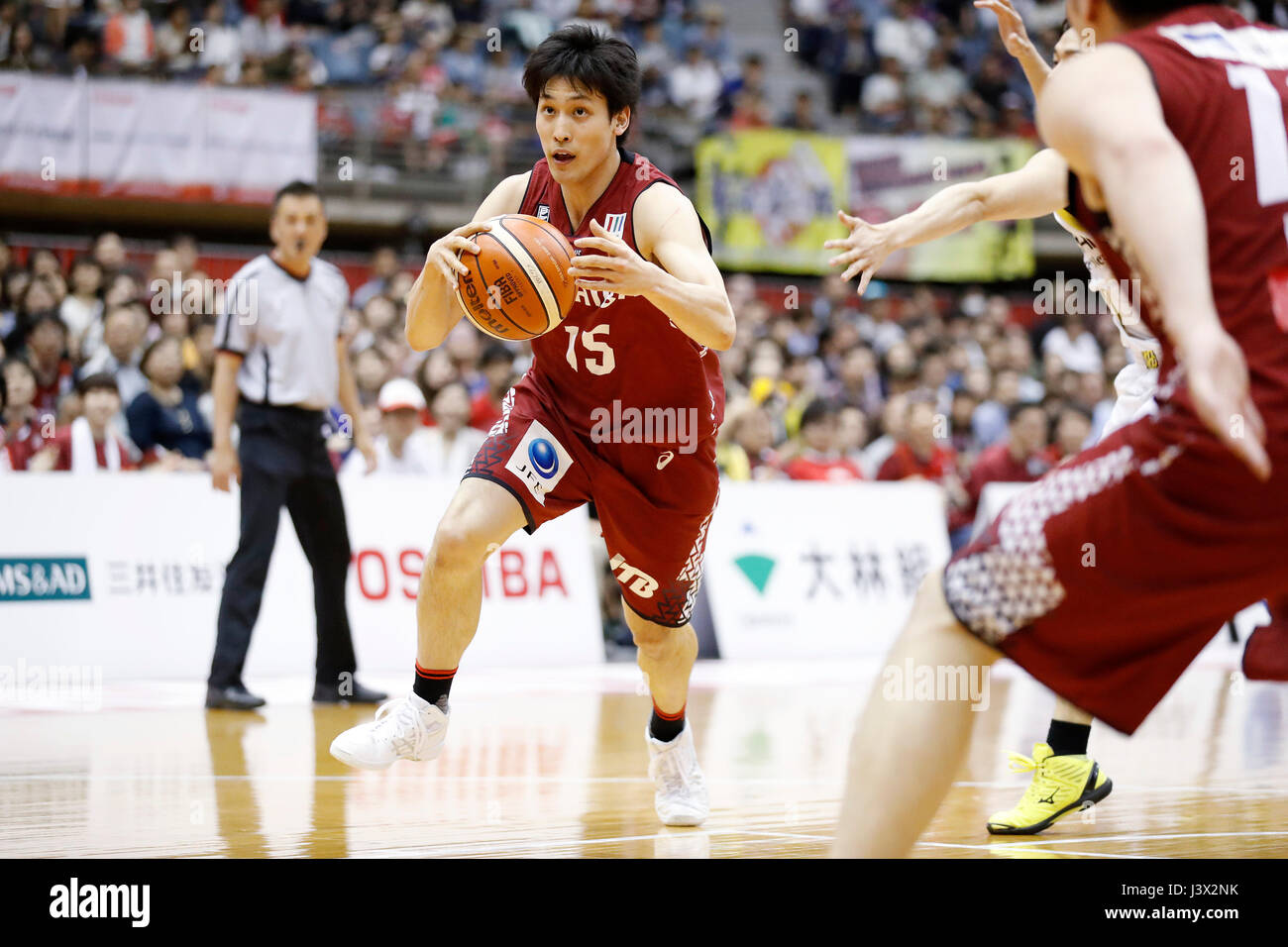 Kanagawa, Japan. 6th May, 2017. Hiroki Taniguchi (Brave Thunders), May ...