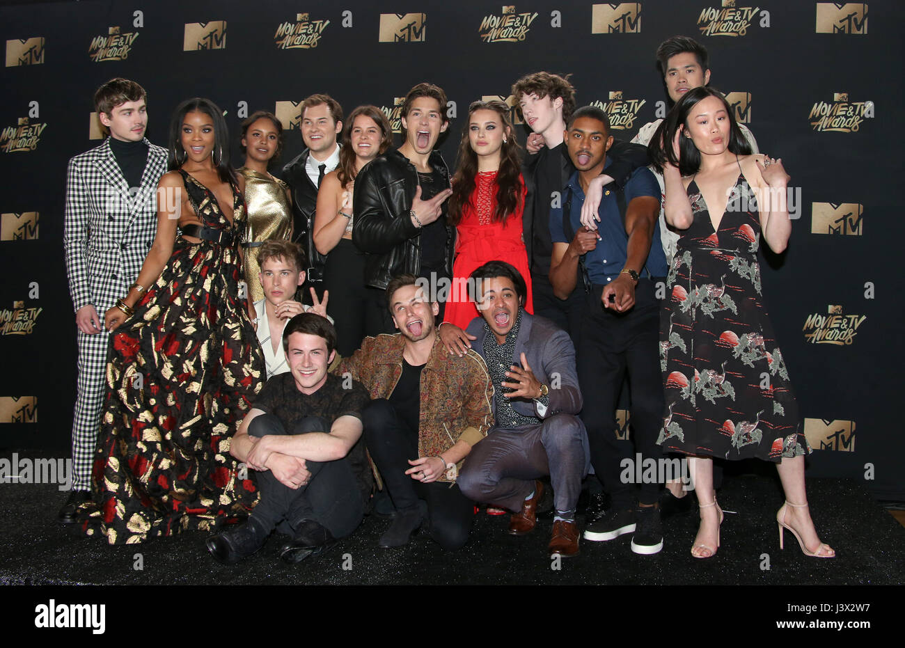 Los Angeles, Ca, USA. 7th May, 2017. Miles Heizer, Alisha Boe, Justin ...