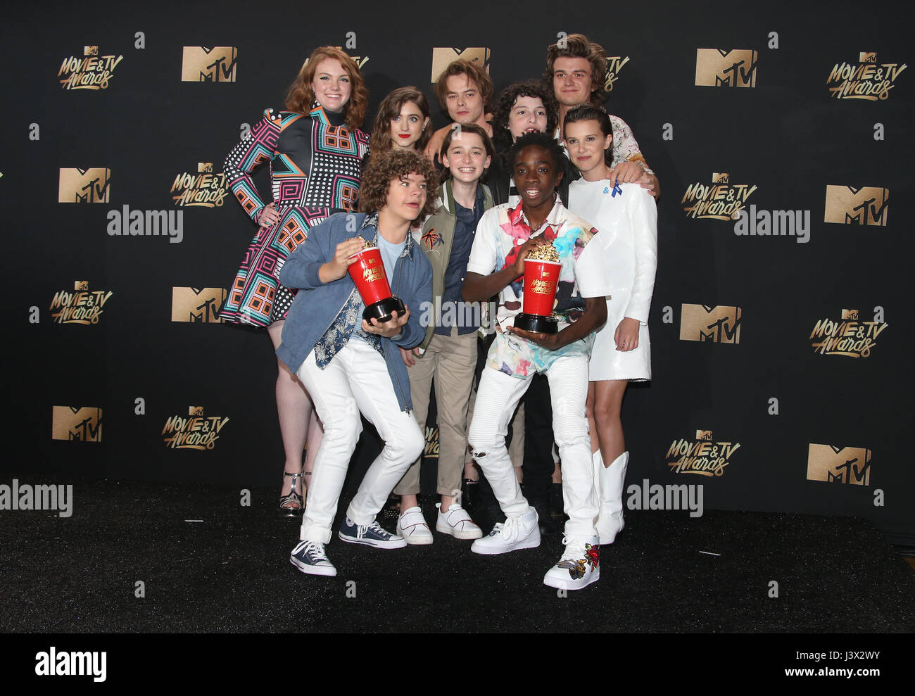 Los Angeles, Ca, USA. 7th May, 2017. Shannon Purser, Charlie Heaton ...
