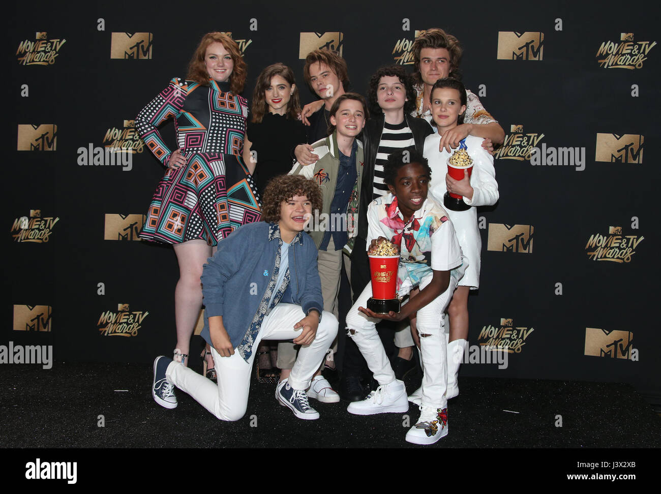 Los Angeles, Ca, USA. 7th May, 2017. Shannon Purser, Charlie Heaton ...