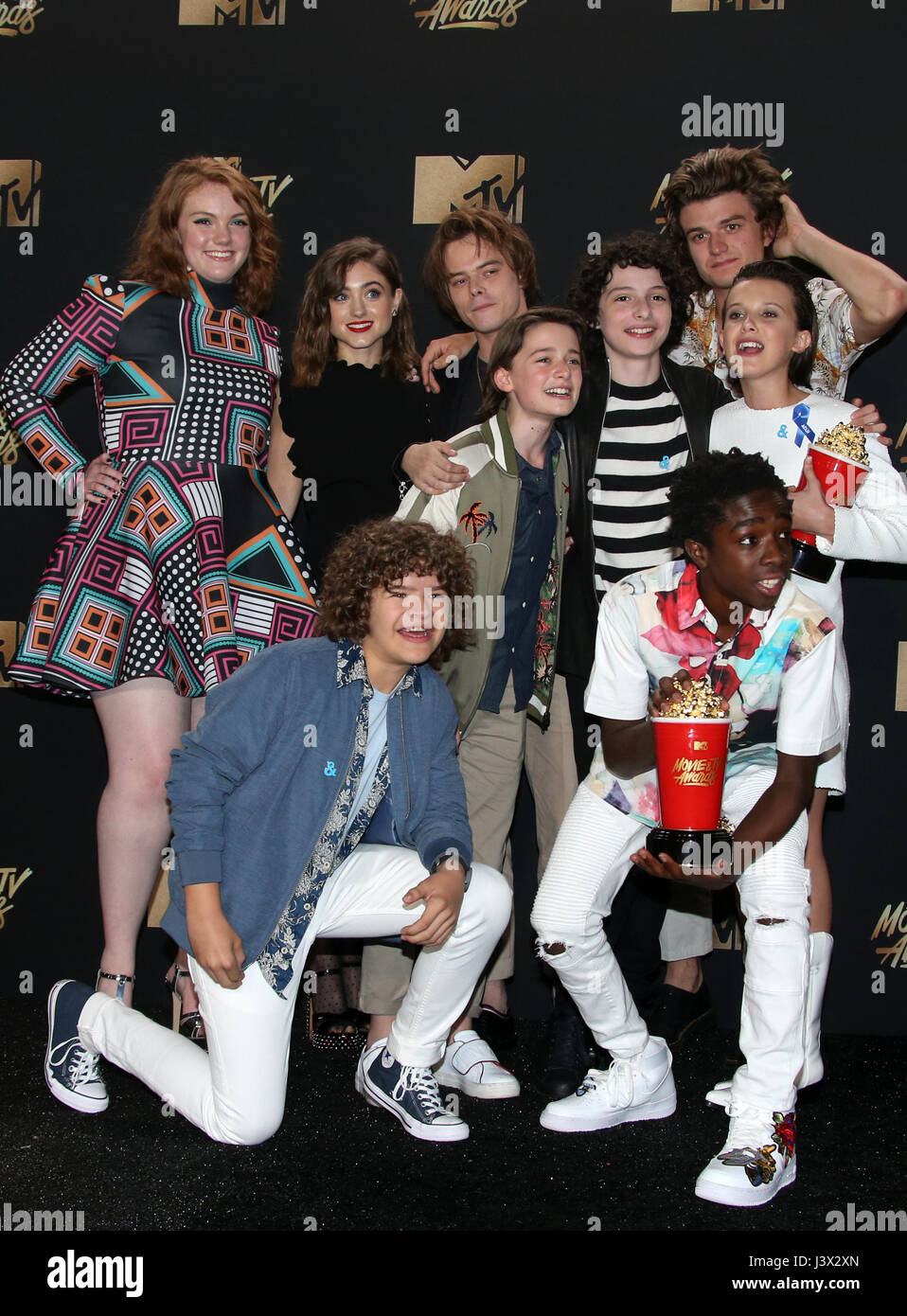 Los Angeles, Ca, USA. 7th May, 2017. Shannon Purser, Charlie Heaton ...