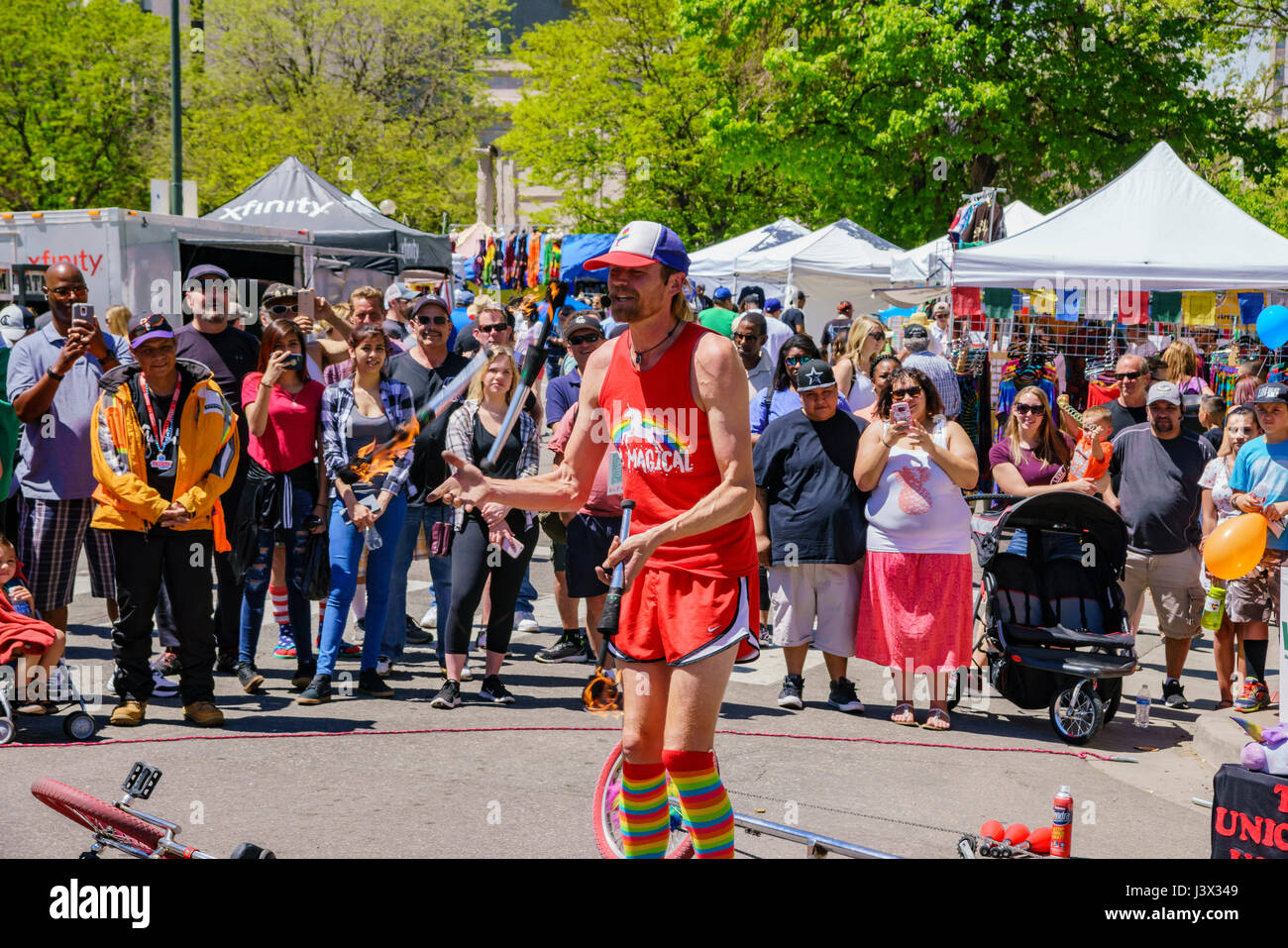 Denver, Colorado, USA. 8th May, 2017. The famous Cinco de Mayo Festival ...