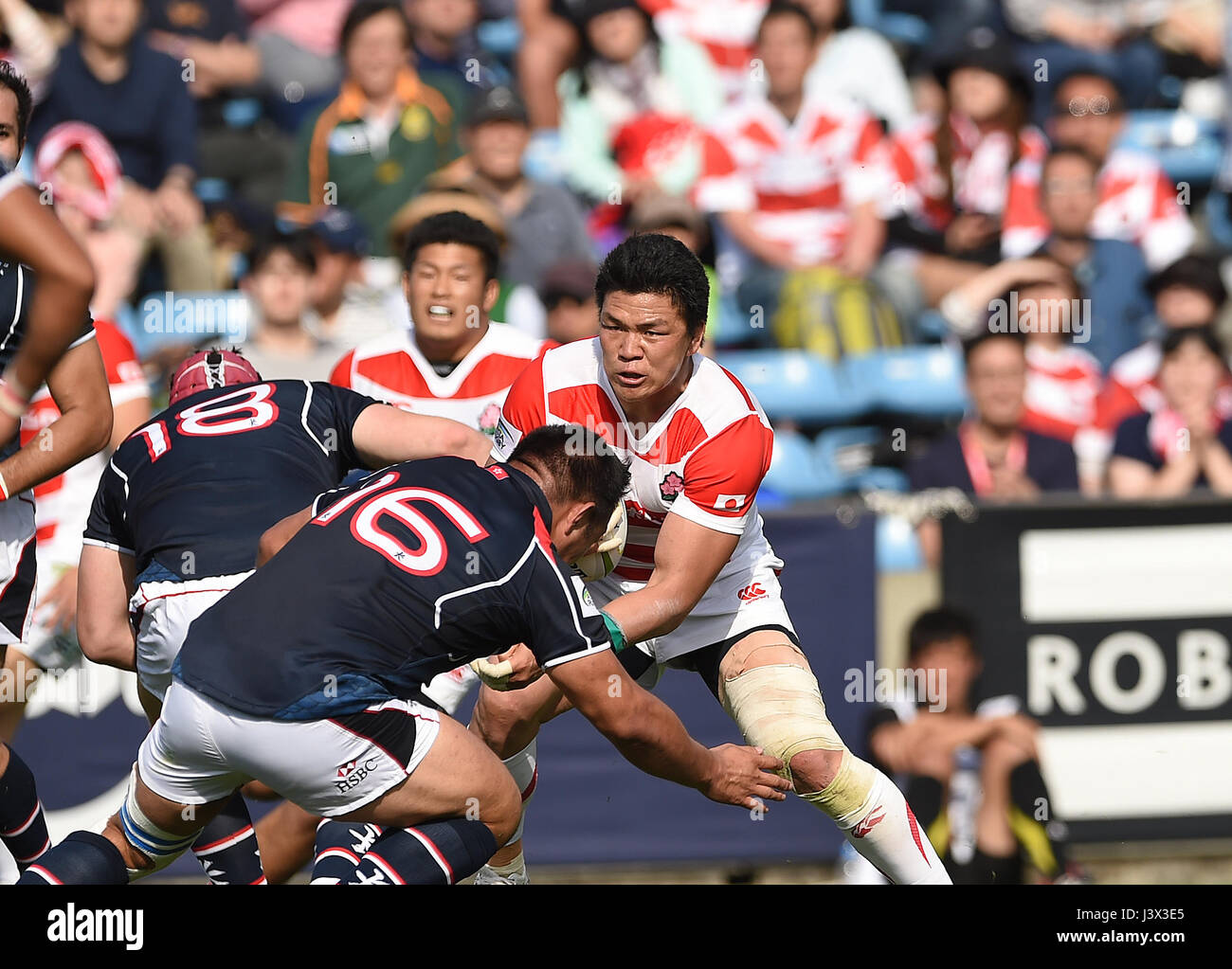 Tokyo, Japan. 6th May, 2017. Harumichi Tatekawa (JPN) Rugby : 2017 Asia ...