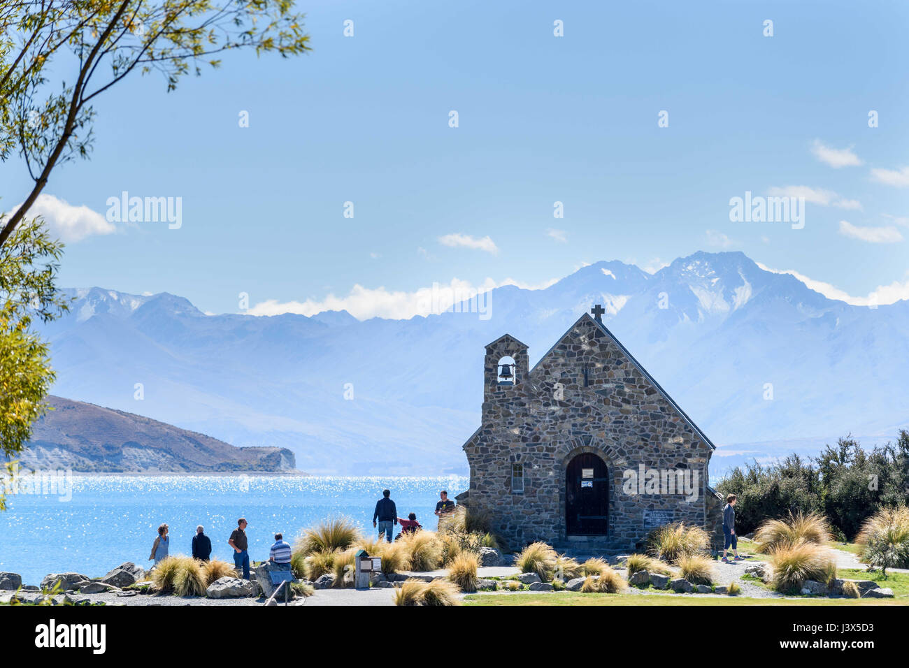 Lake Tekapo, New Zealand. 8th Mar, 2017. Lake Tekapo, New Zealand ...