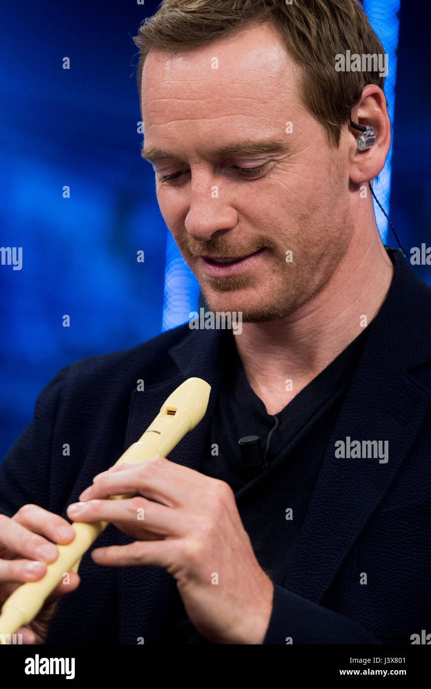 Madrid, Spain. 8th May, 2017. German-Irish actor Michael Fassbender ...