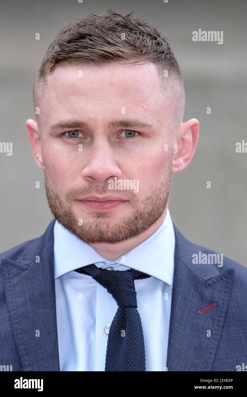 London, UK. 8th May, 2017. Carl Frampton attends the UK premiere of ...