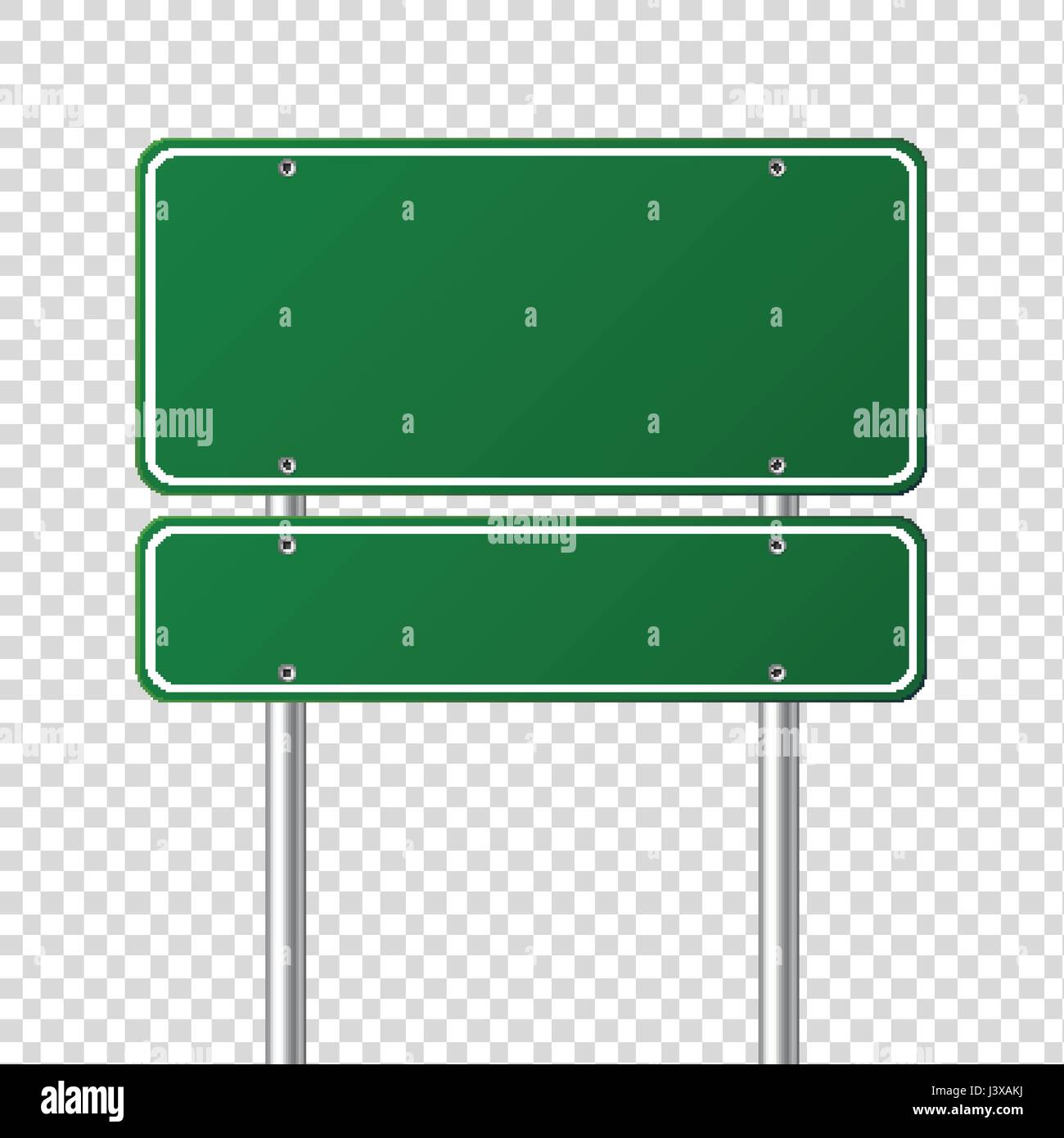 Blank Route Sign