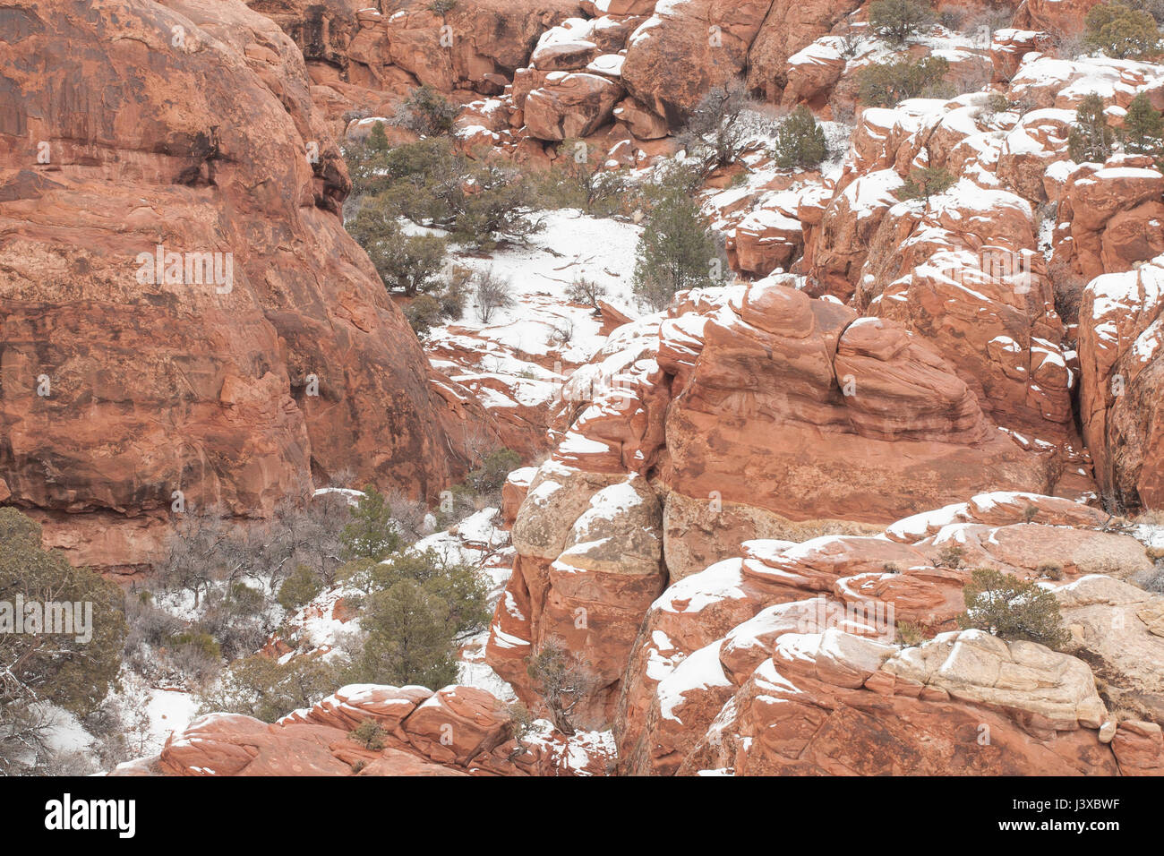 Fiery furnace, Arches National Park, Utah, USA Stock Photo - Alamy