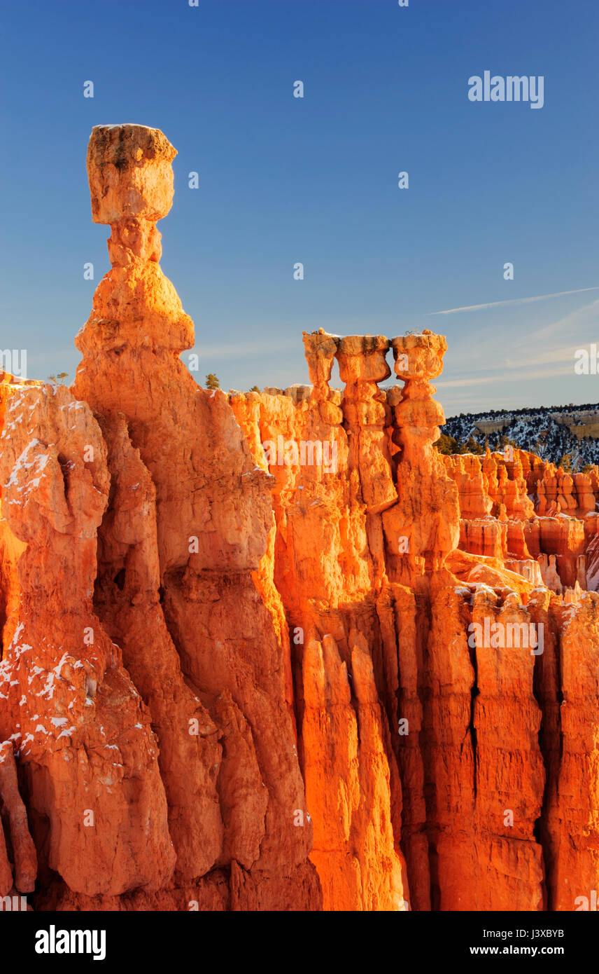 Utah; Bryce Canyon National Park; Natural Features; Desert; Winter ...