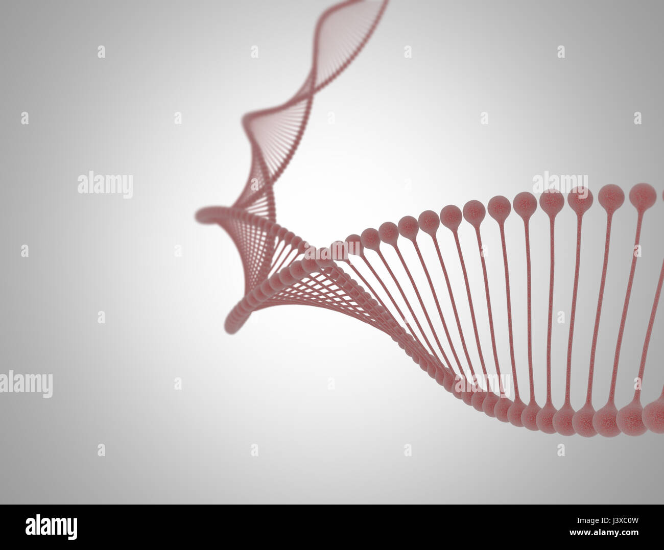 DNA model science background high resolution render Stock Photo - Alamy
