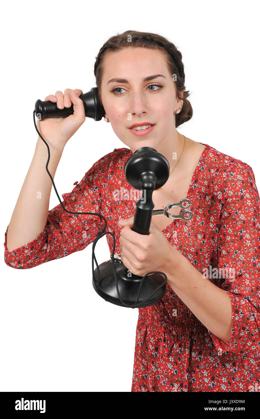 Candle stick telephone hi-res stock photography and images - Alamy