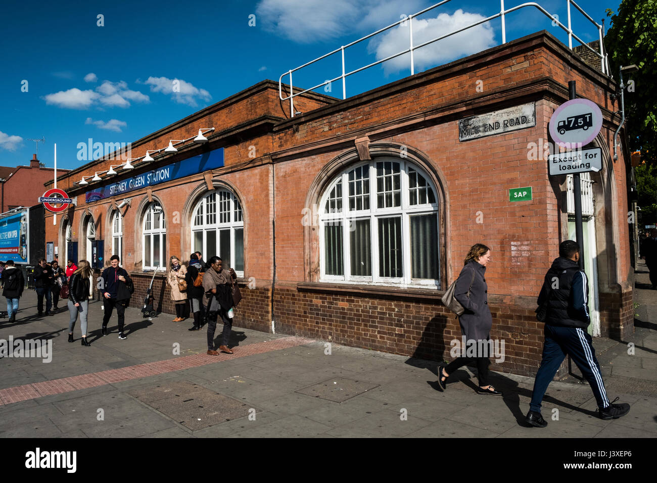Stepney green tube station hi-res stock photography and images - Alamy
