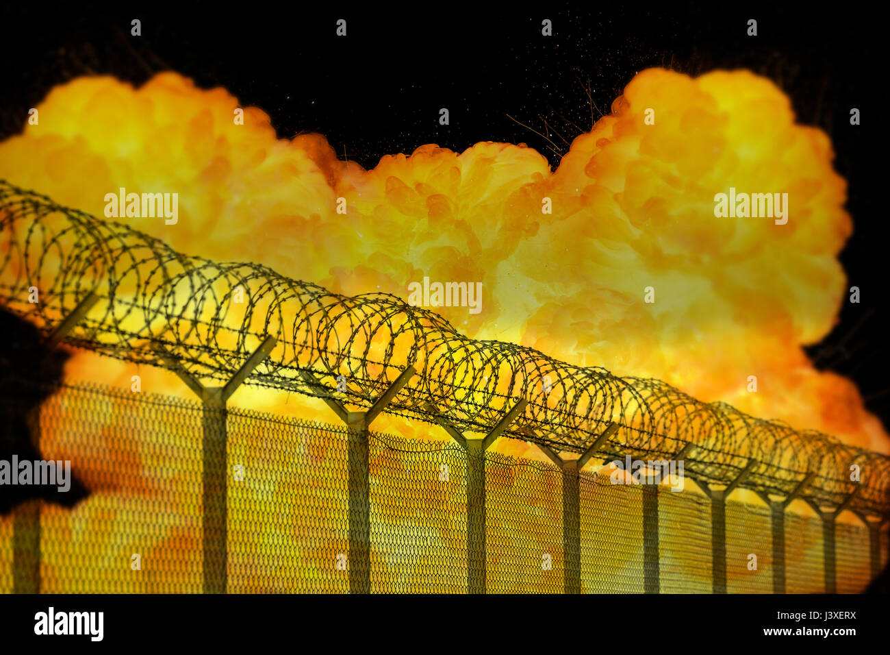 Yemen explosion hi-res stock photography and images - Alamy