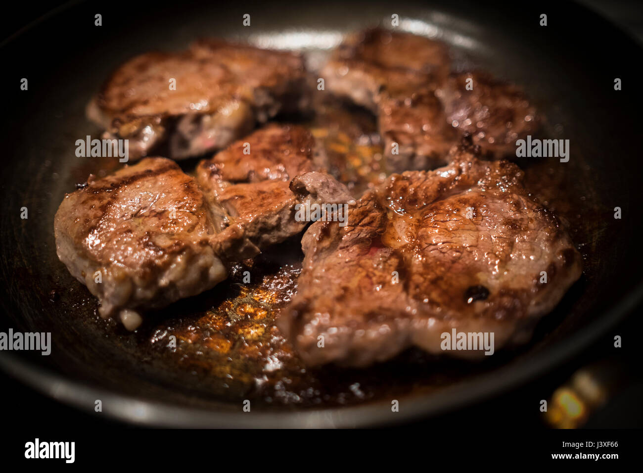 Beef tenderloin to be cooked in frying pan Stock Photo - Alamy