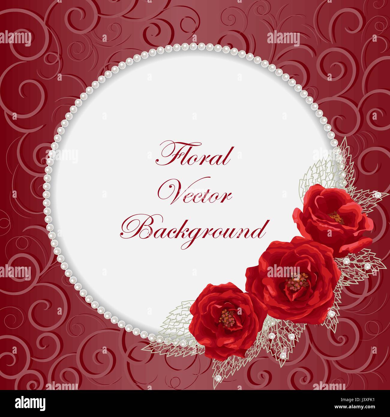 Pearl white bead round Stock Vector Images - Alamy