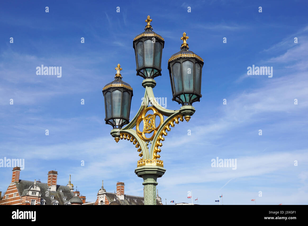old street electric lantern at London city Stock Photo - Alamy
