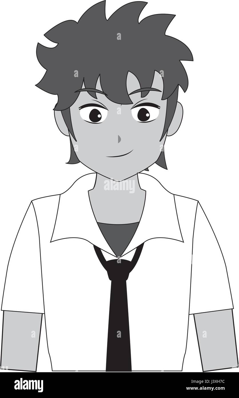 Set cute teenager boy Stock Vector Images - Alamy